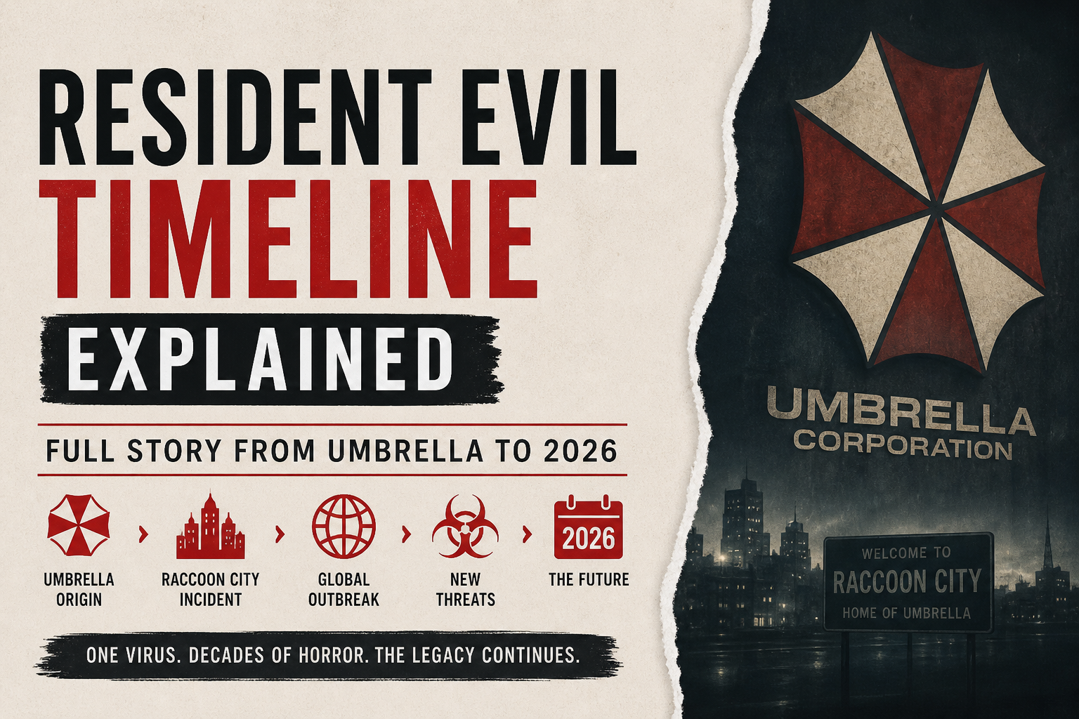 Resident Evil Timeline Explained: Full Story From Umbrella to 2026